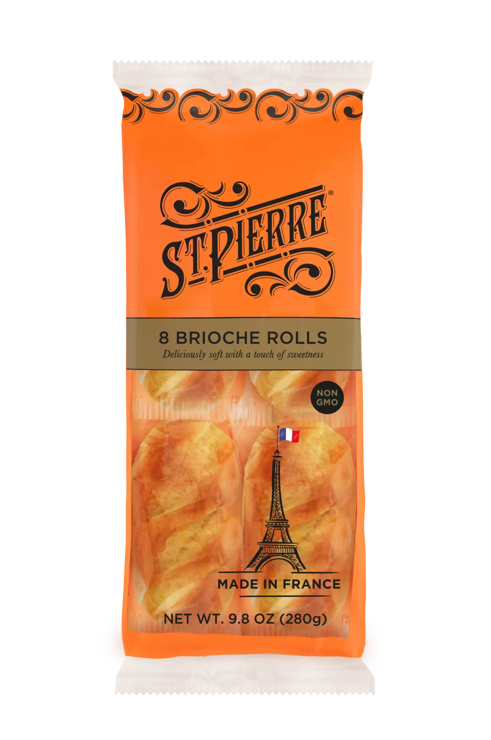 8 Brioche Rolls – St Pierre USA Product